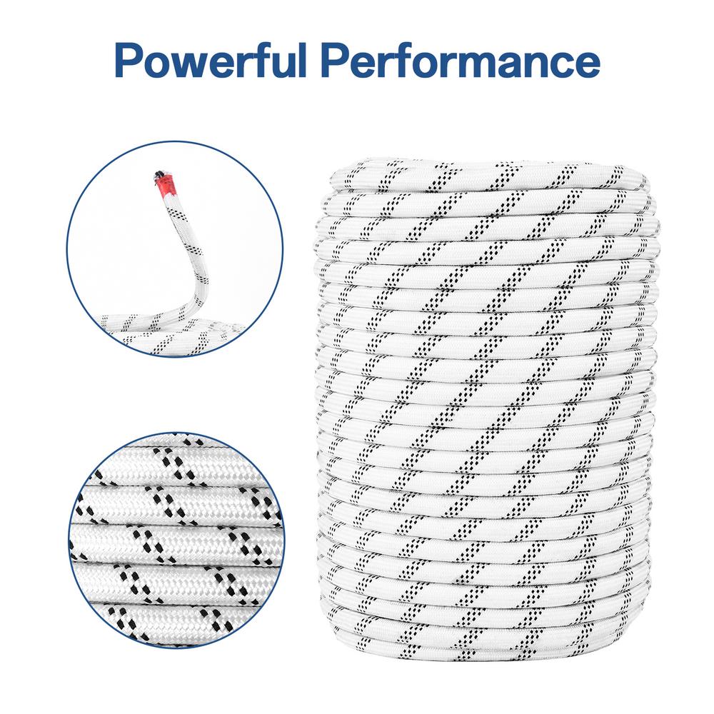 Mulaxen Tree Ropes Arborist Pulling 197 Ft High Strength Double Braided ...