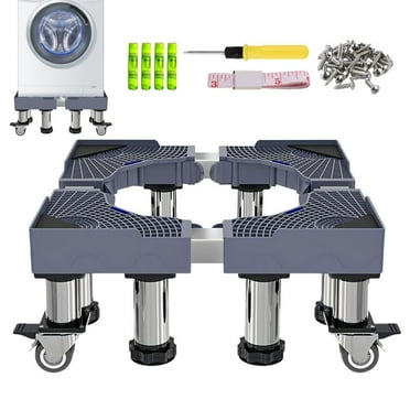 WAASOSCON Sturdy Mobile Base with Locking Casters, 11.8" Height 8 Bases ...