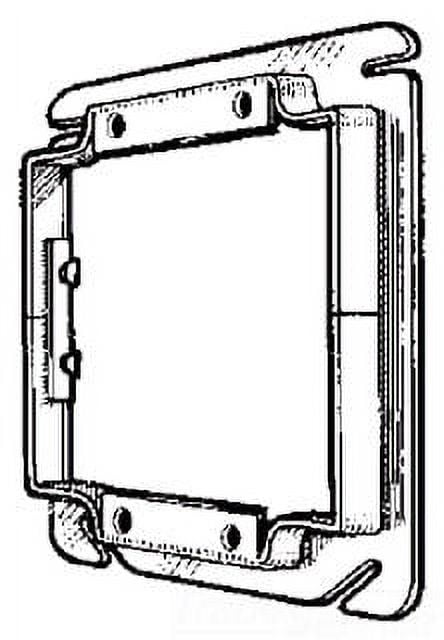 Mulberry 11271, Switch Square Box Cover, 4-In.2G.Tile Cover 1/2In, 1 PC ...
