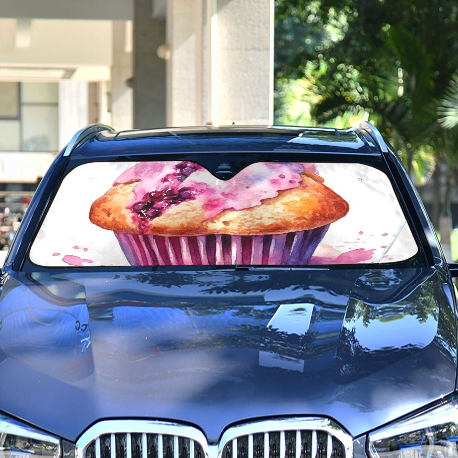 Mulberry Cake Automotive Front Car Windshield Sun Shade Reflector ...