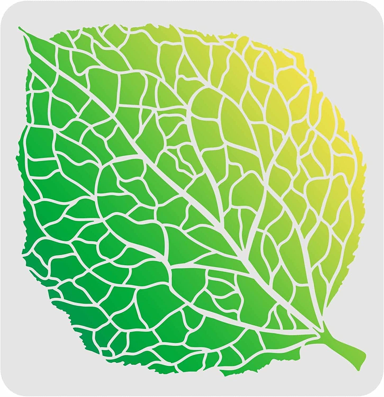 Mulberry Leaf Drawing Painting Stencils Templates (11.8x11.8inch ...