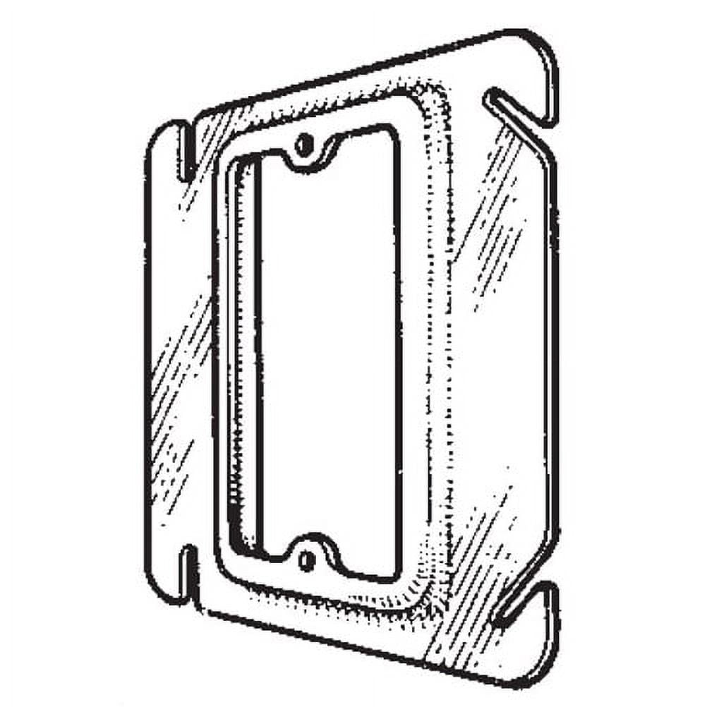 Mulberry Metal 4 Inch 1G Switch Cover 1/2 Inch (11226) - Walmart.com