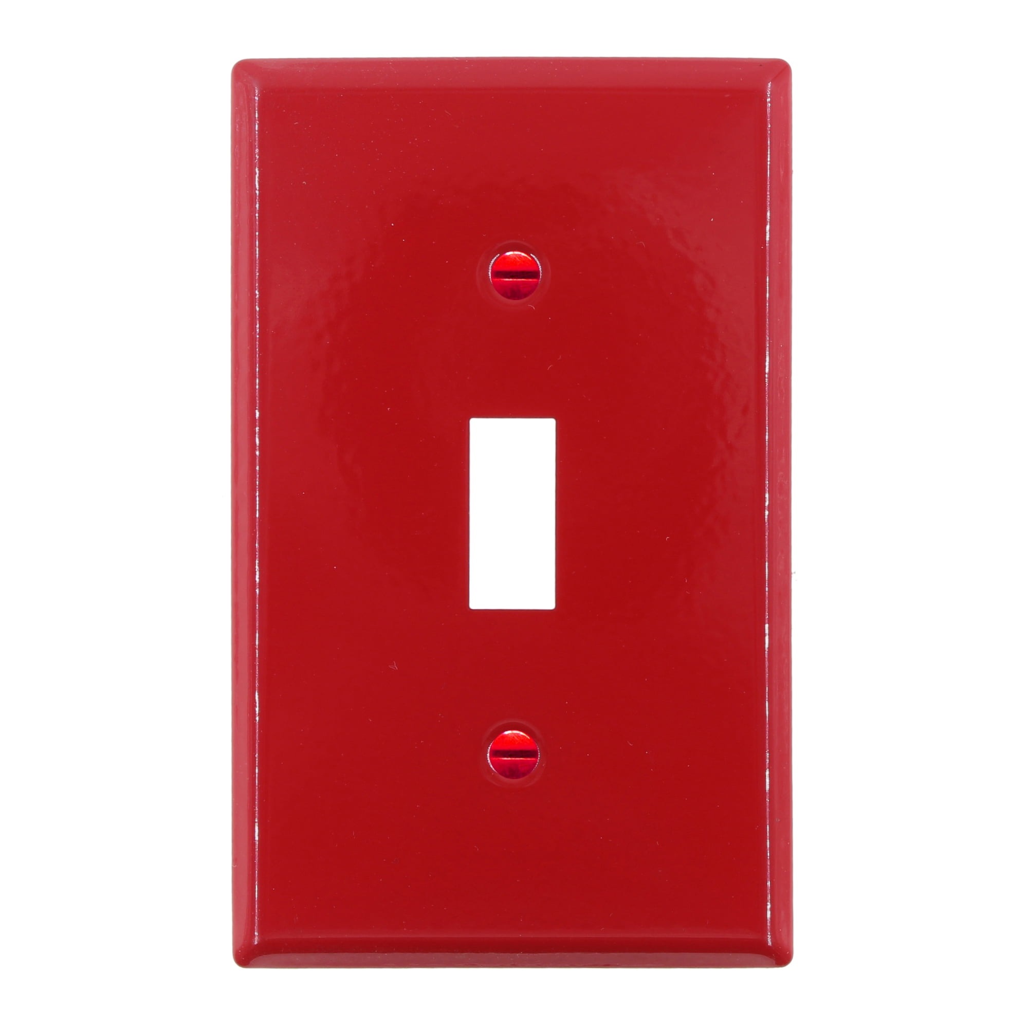 Mulberry Metal Products 51071 Metal Toggle Switch Faceplate, 1-Gang ...