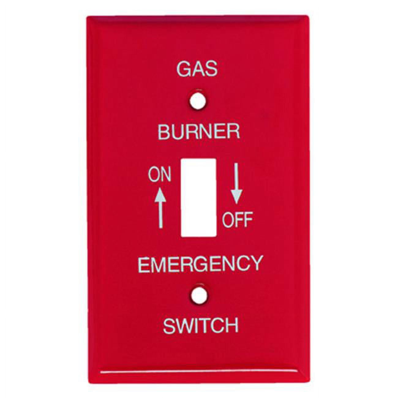 Mulberry Metals 41020 1 Gang Single Toggle Emergency Gas Burner On and ...