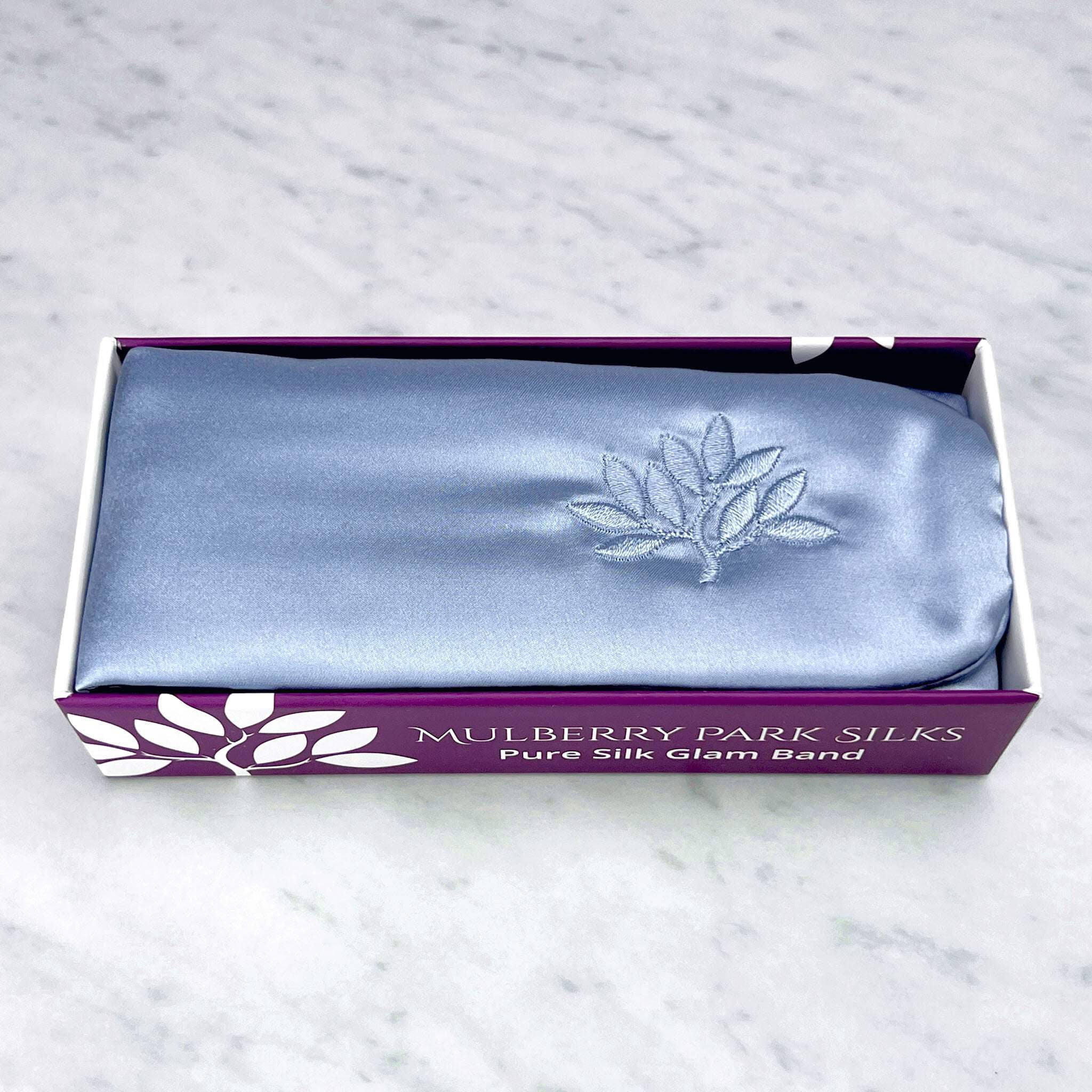 Mulberry Park Silks Glam Band - Spa Headband for Face Washing, Makeup ...