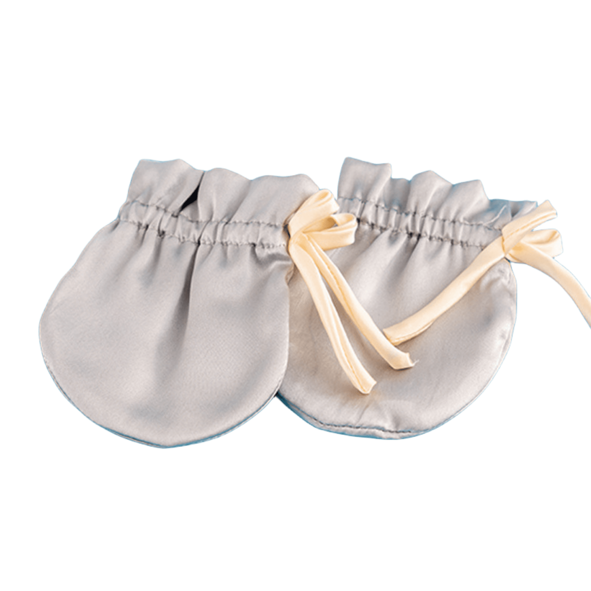 Mulberry Silk Baby Mittens with String 0-6 Months, Newborn no Scratch ...