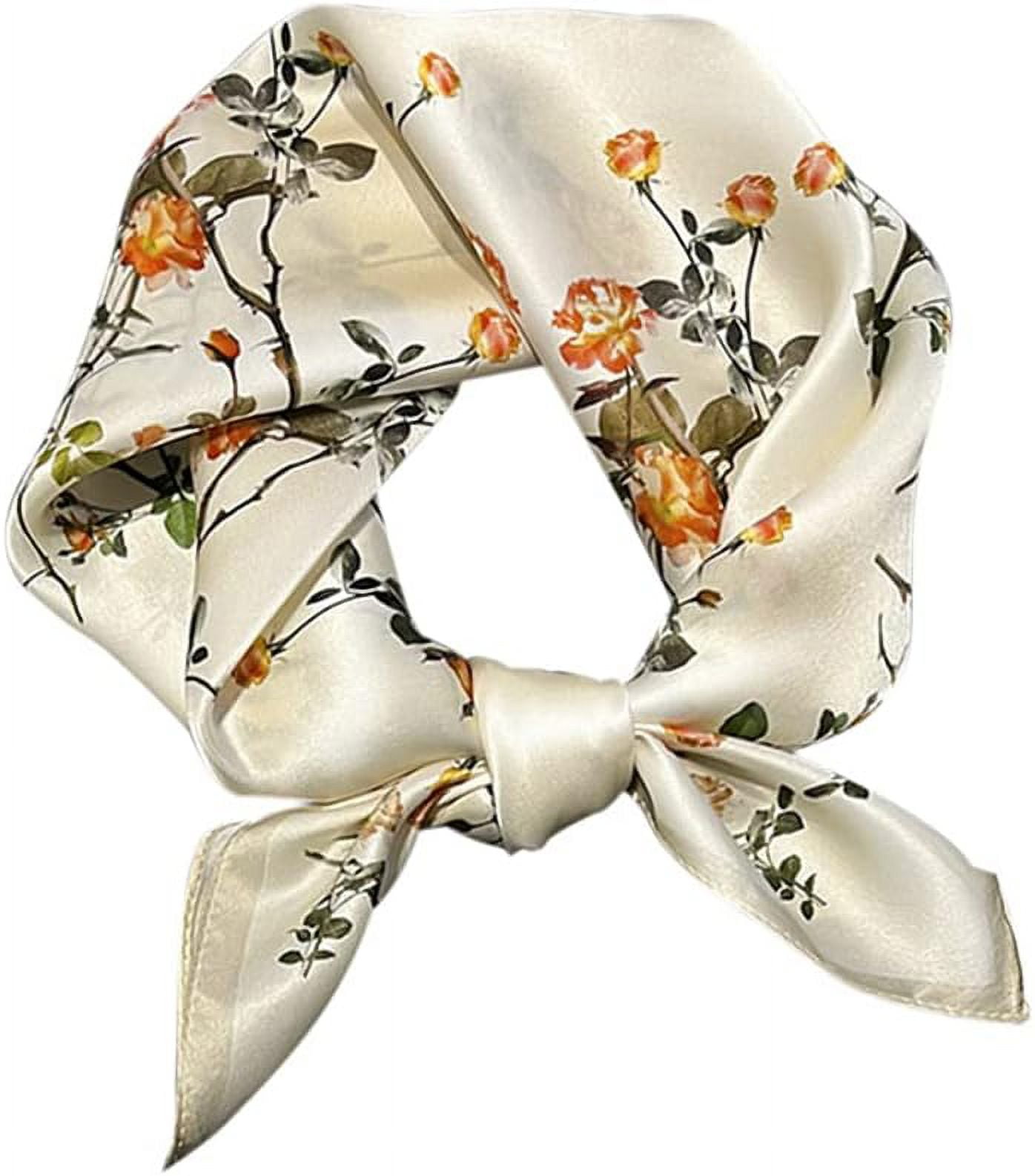 Mulberry Silk Scarfs Neck Scarf 21"x21" Small Square Scarfs hair scarf ...