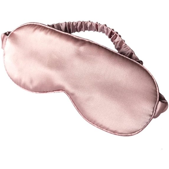 Mulberry Silk Sleep Eye Mask & Blindfold with Elastic Strap/Headband ...