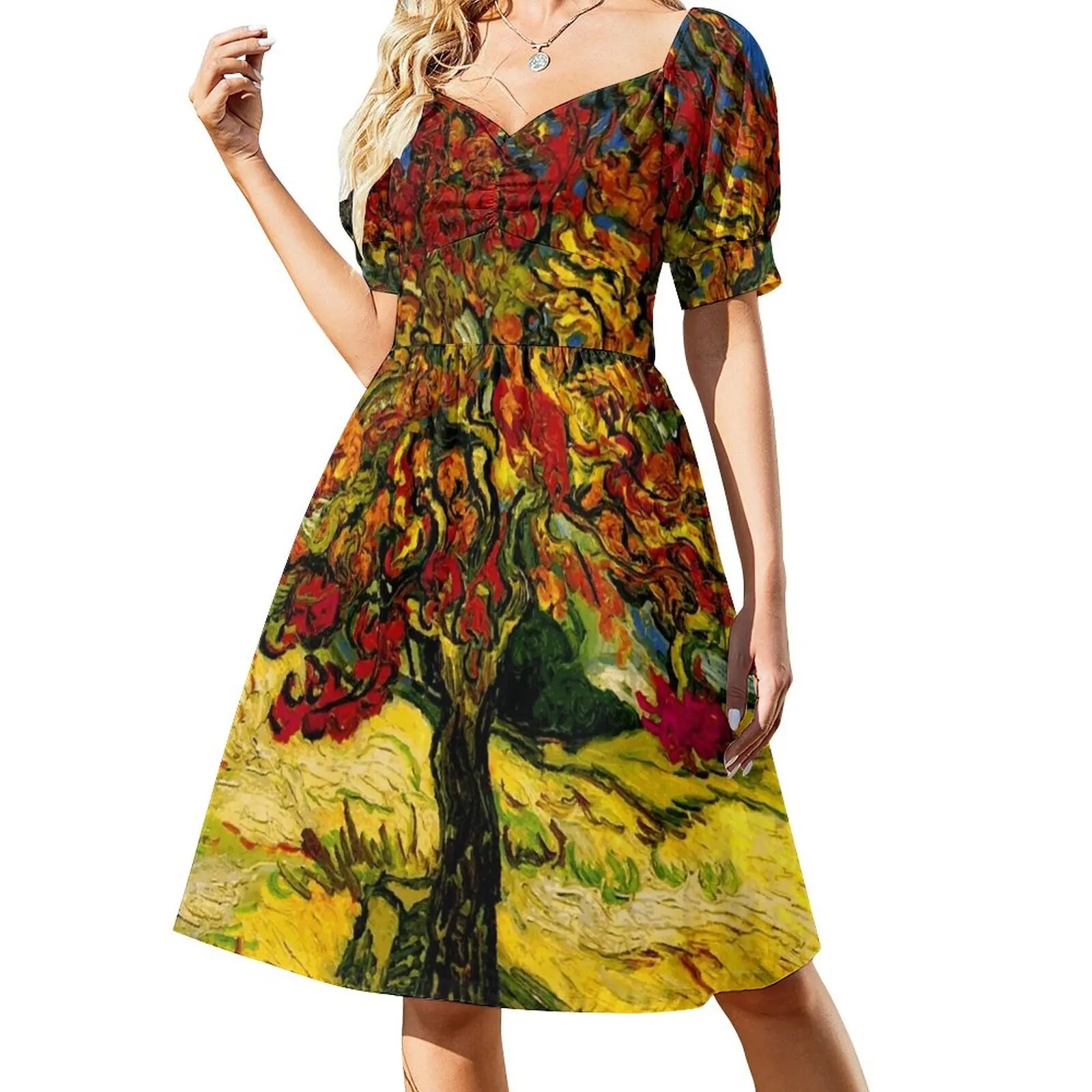 Mulberry Tree Print Dress Dresses for wedding party birthday dress ...