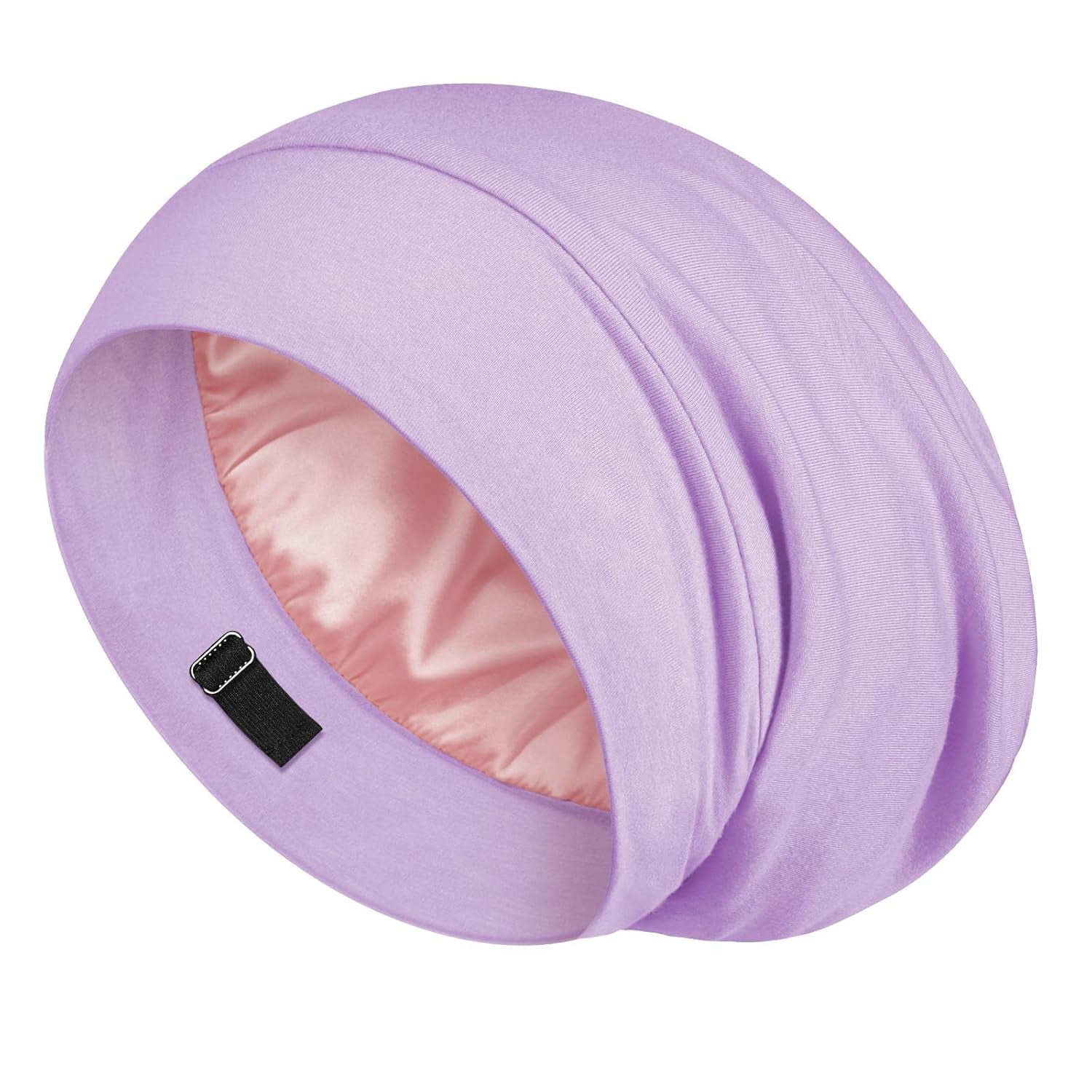 Mulberry silk lined nightcap, no longer with curly and tangled hair ...