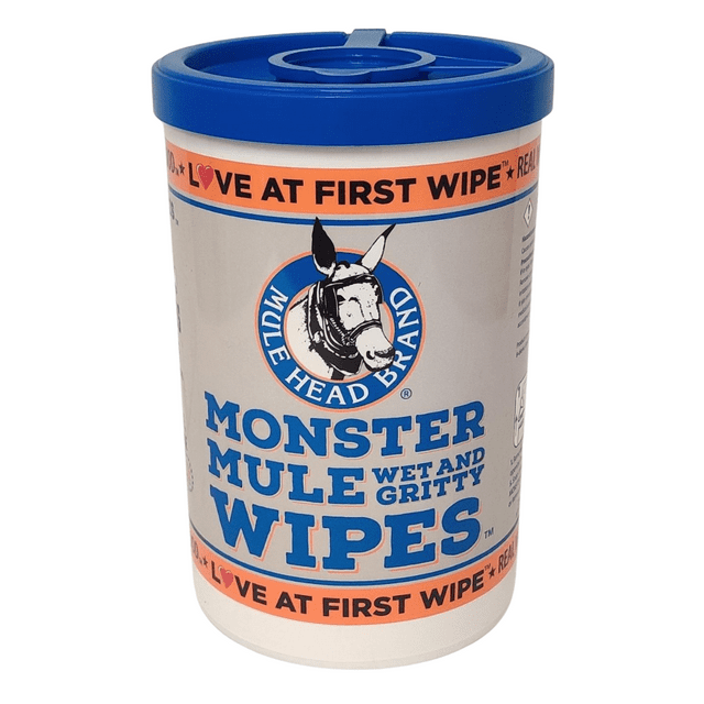 Mule Head Brand Monster Mule Wet and Gritty Wipes™ 10"x12" Heavy Duty ...