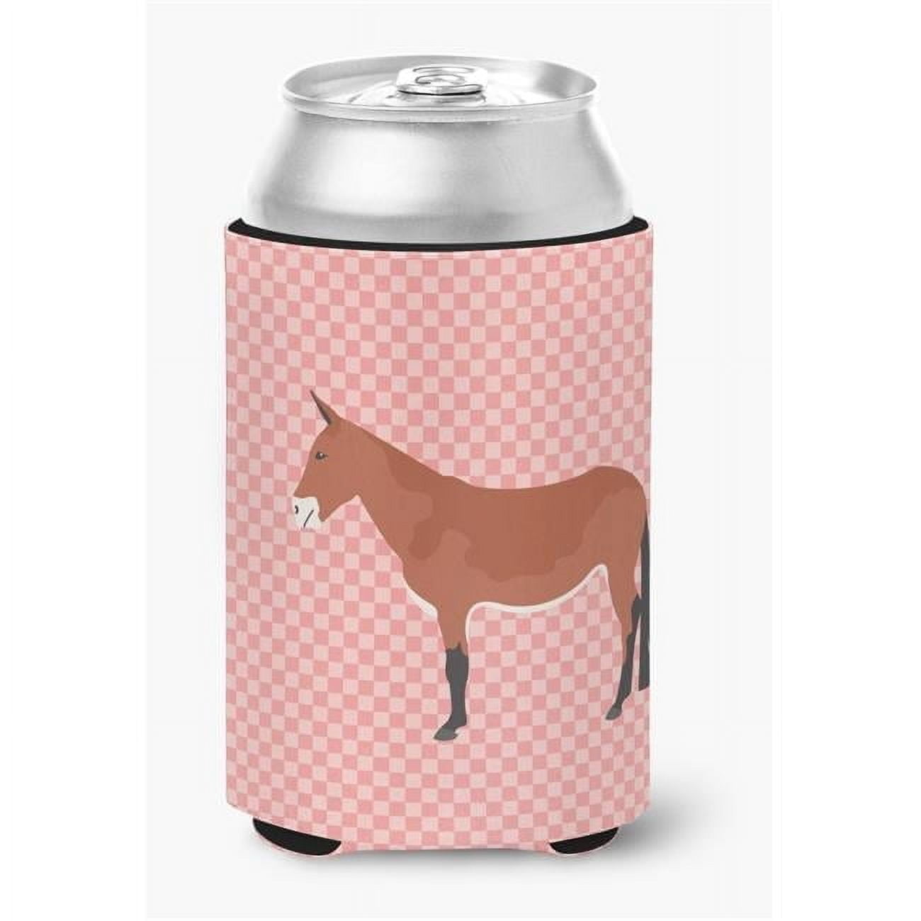 Mule Pink Check Can or Bottle Hugger - Pink - Walmart.com