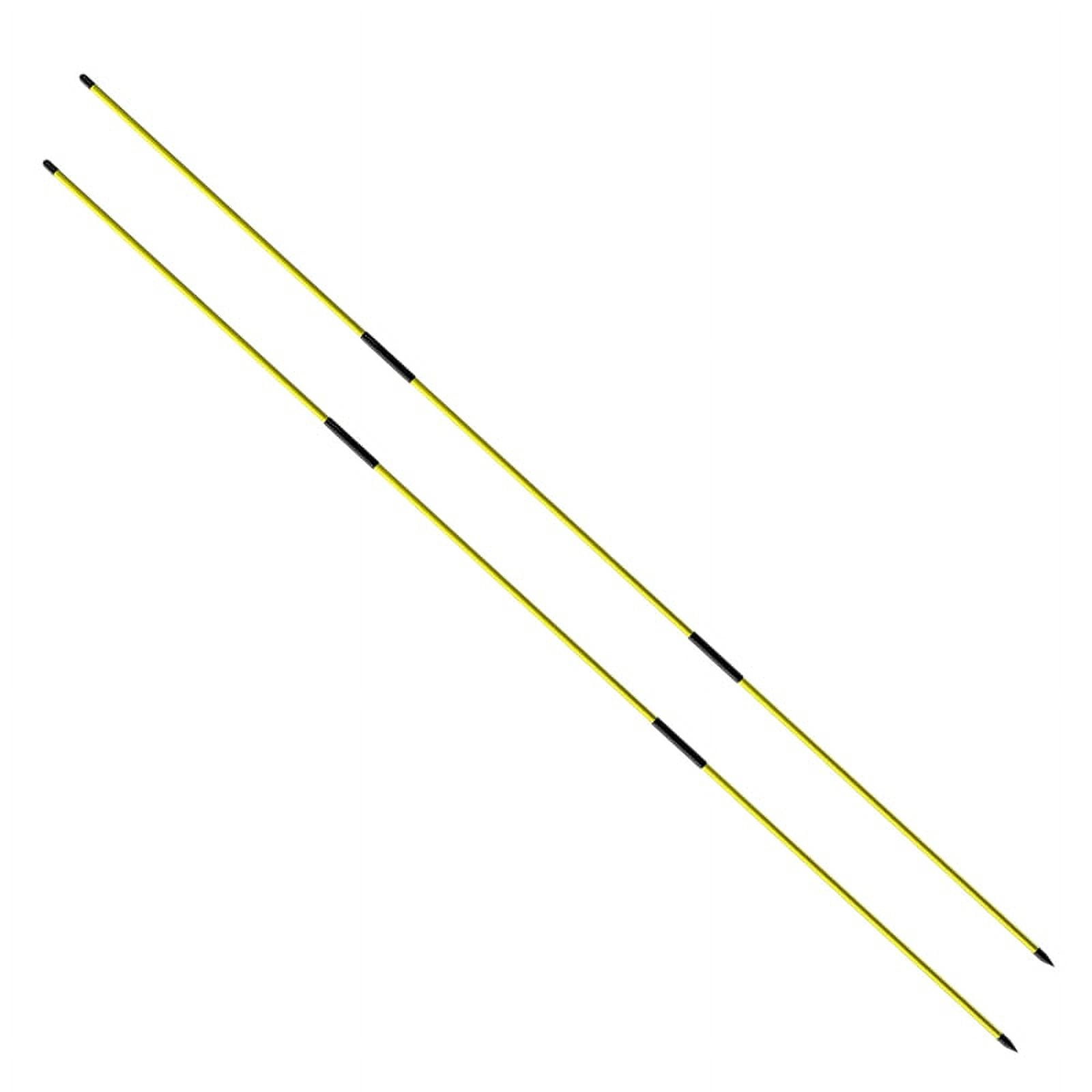 Golf Alignment Sticks Training Aid, 2 Pack, 48 inch Foldable Practice ...