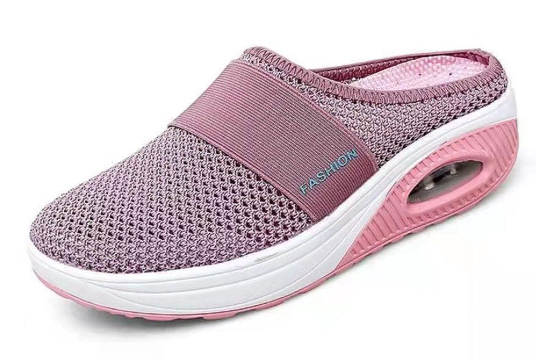 Mules for Women 2024 Backless Walking Sneakers Summer Slip-On Mule ...