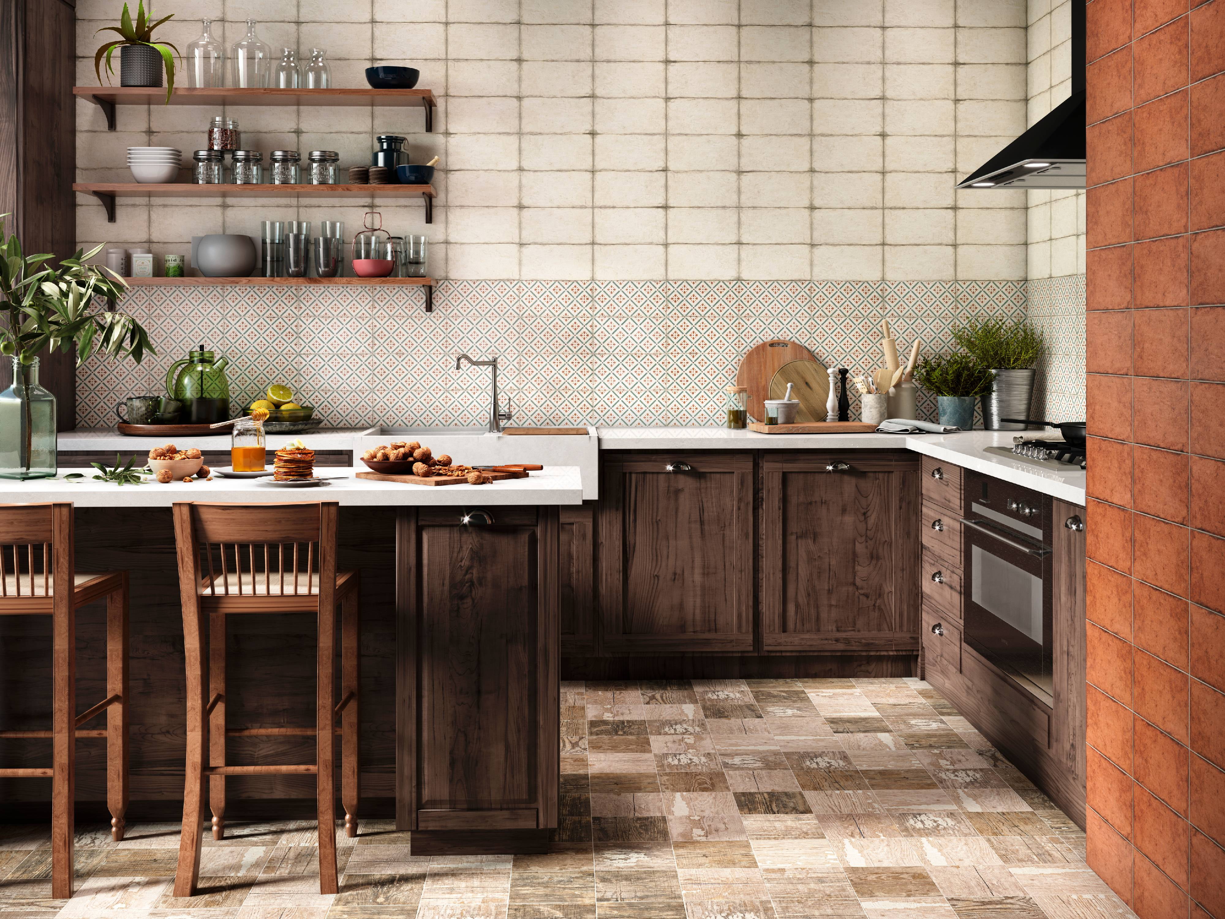 Mulia Inc - Rivoli 6" x 12" Ceramic Field Tile in Saboya - Walmart.com