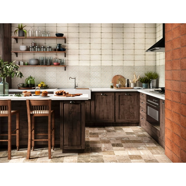 Mulia Inc - Rivoli 6" x 12" Ceramic Field Tile in Saboya - Walmart.com
