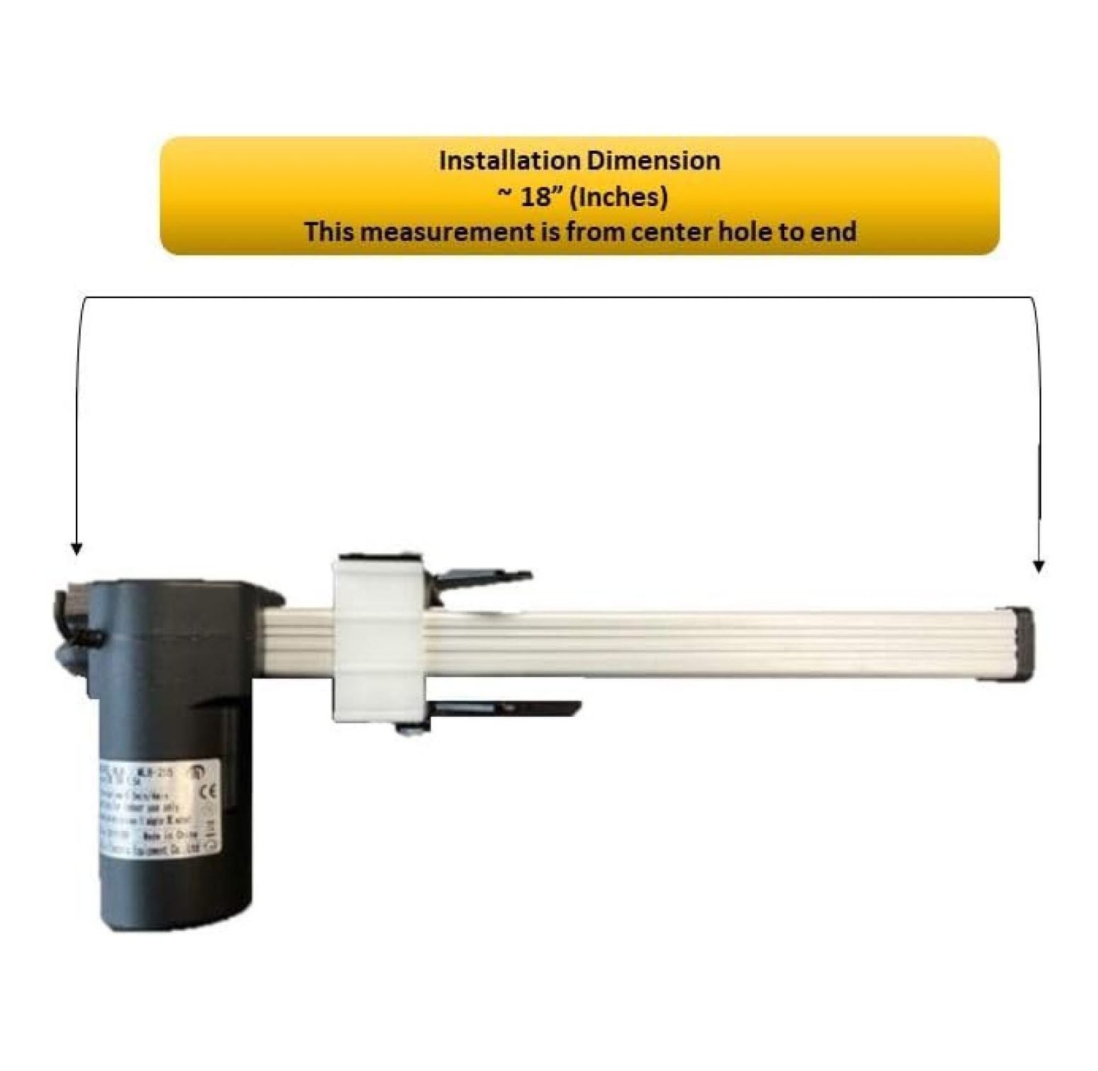 Mulin Power Recliner Motor Replacement with Cord Model ML8-255 Actuator ...