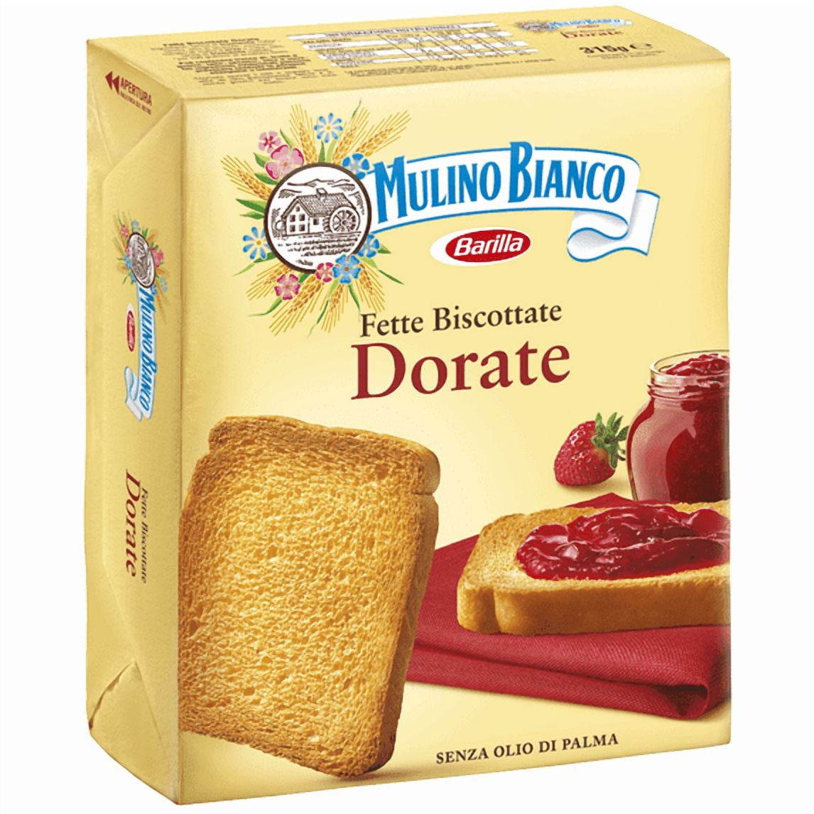 Mulino Bianco: " Le Dorate " Fette Biscottate 36 count - Golden Rusks ...