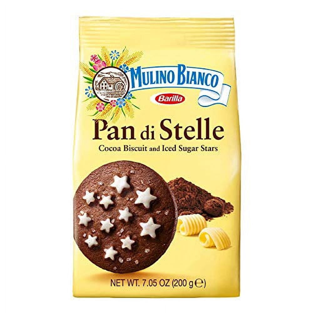 Mulino Bianco Pan Di Stelle Cocoa Biscuits With Sugar Stars, 7.05 Oz ...