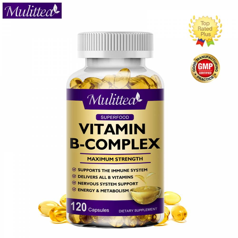 Mulittea Vitamin B Complex Capsule - Immune Health, Energy Support ...