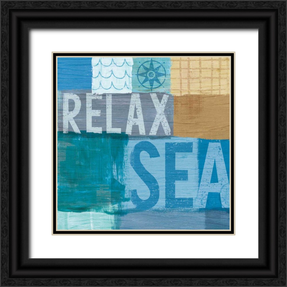 Mullan, Michael 12x12 Black Ornate Wood Framed with Double Matting ...