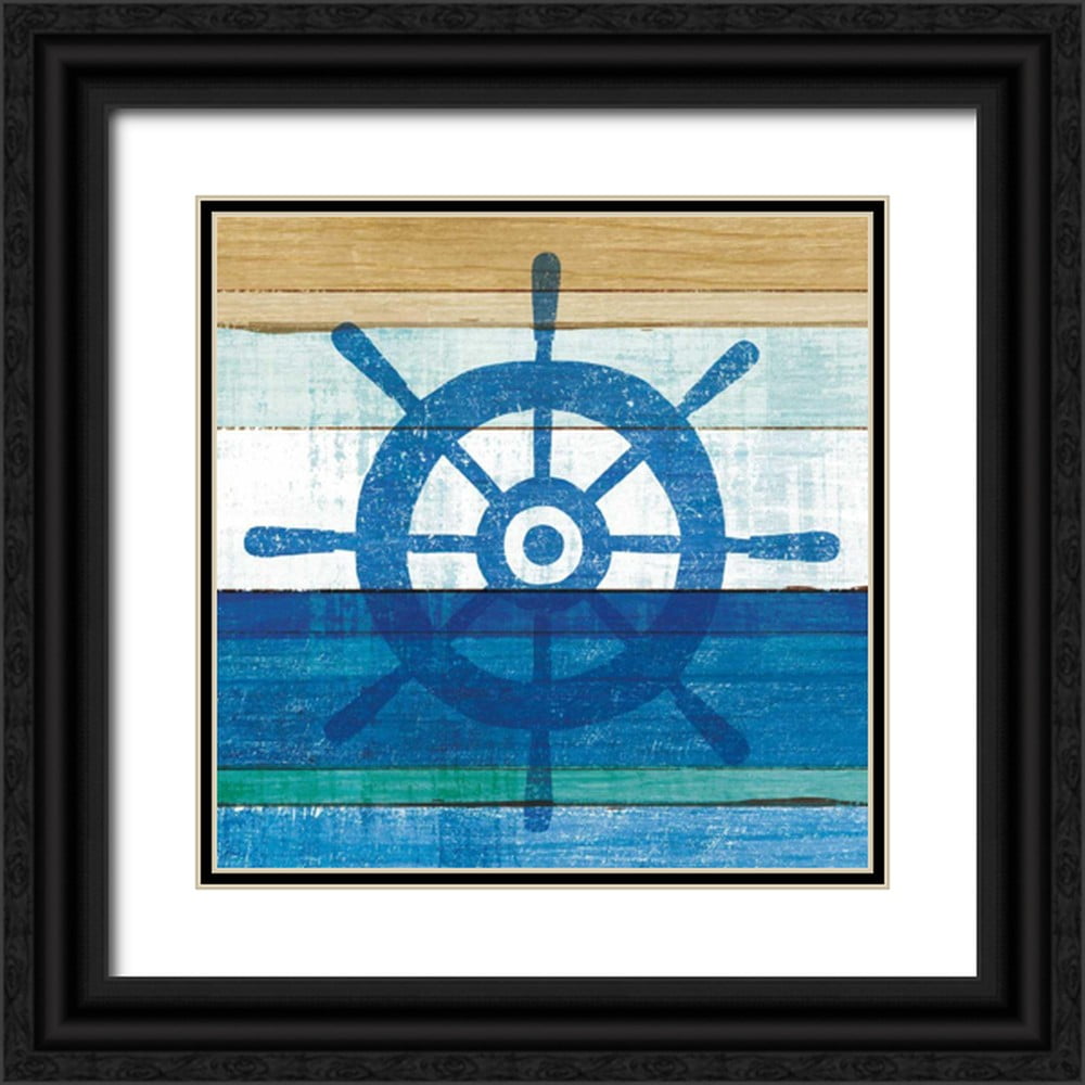 Mullan, Michael 12x12 Black Ornate Wood Framed with Double Matting ...