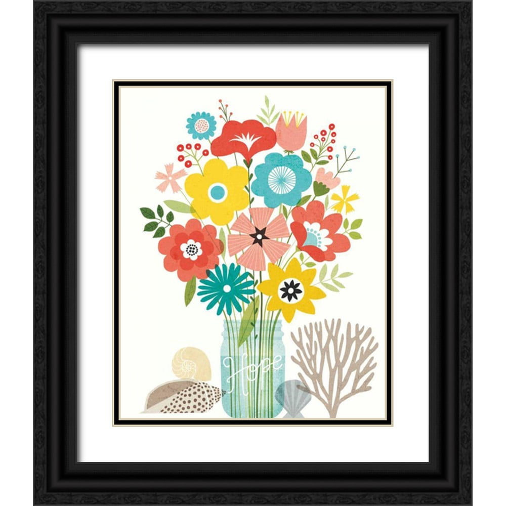 Mullan, Michael 12x14 Black Ornate Wood Framed with Double Matting ...