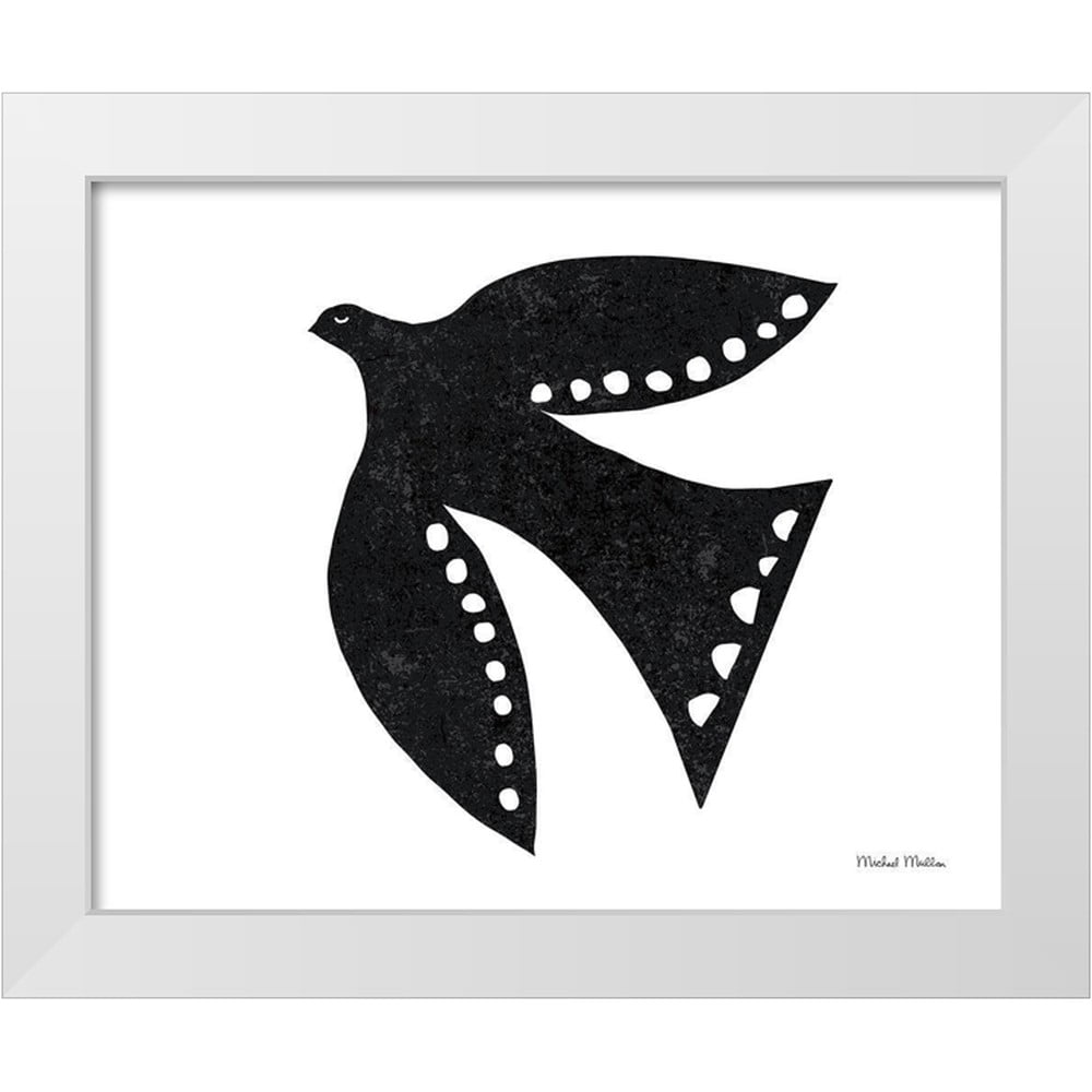 Mullan, Michael 14x12 White Modern Wood Framed Museum Art Print Titled ...