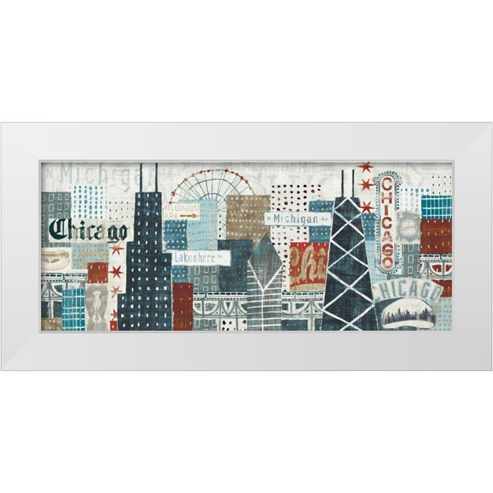 Mullan, Michael 14x8 White Modern Wood Framed Museum Art Print Titled ...