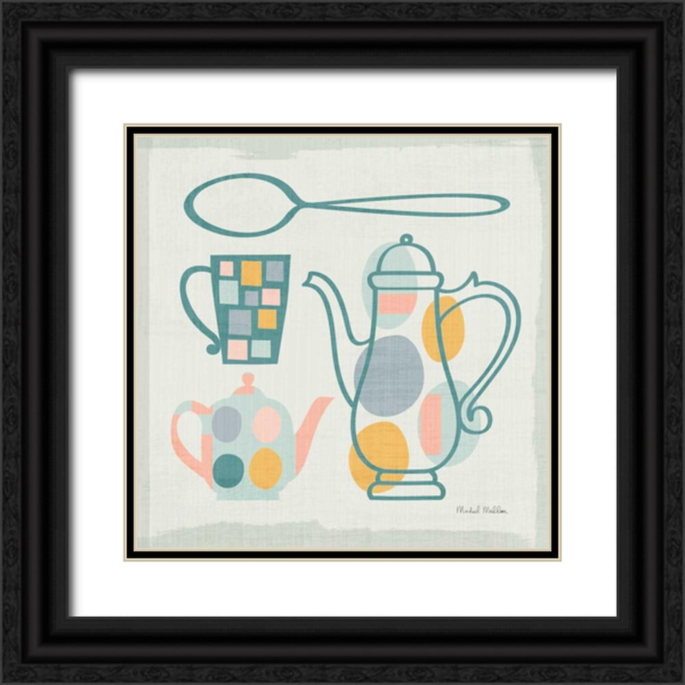 Mullan, Michael 15x15 Black Ornate Wood Framed with Double Matting ...