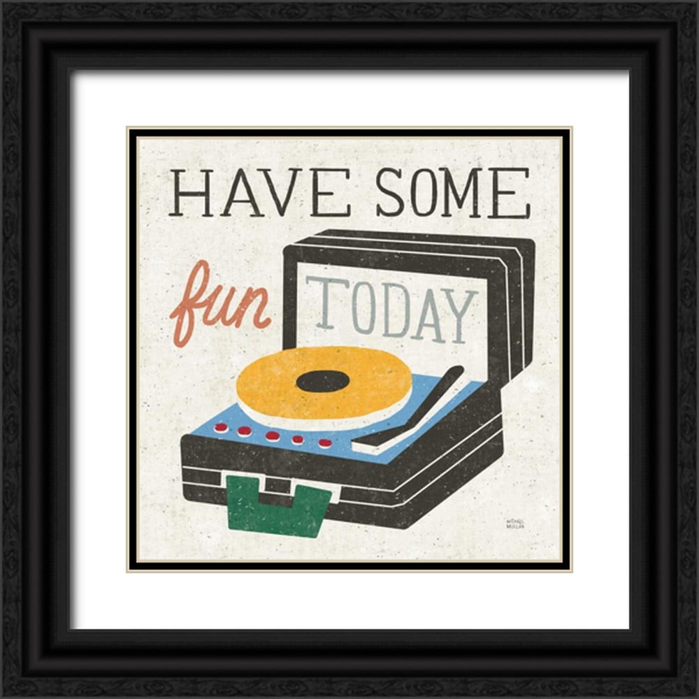 Mullan, Michael 15x15 Black Ornate Wood Framed with Double Matting ...