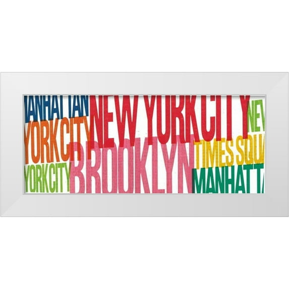 Mullan, Michael 18x10 White Modern Wood Framed Museum Art Print Titled ...