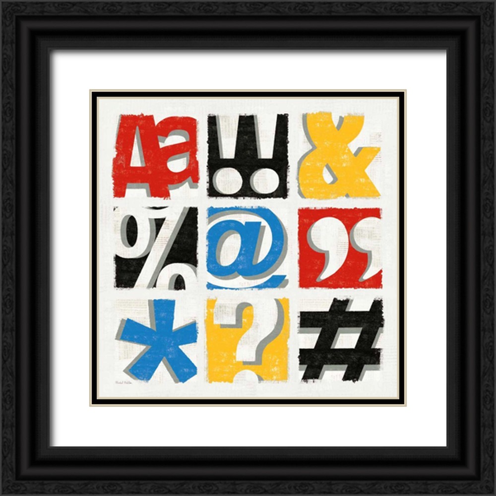 Mullan, Michael 20x20 Black Ornate Wood Framed with Double Matting ...