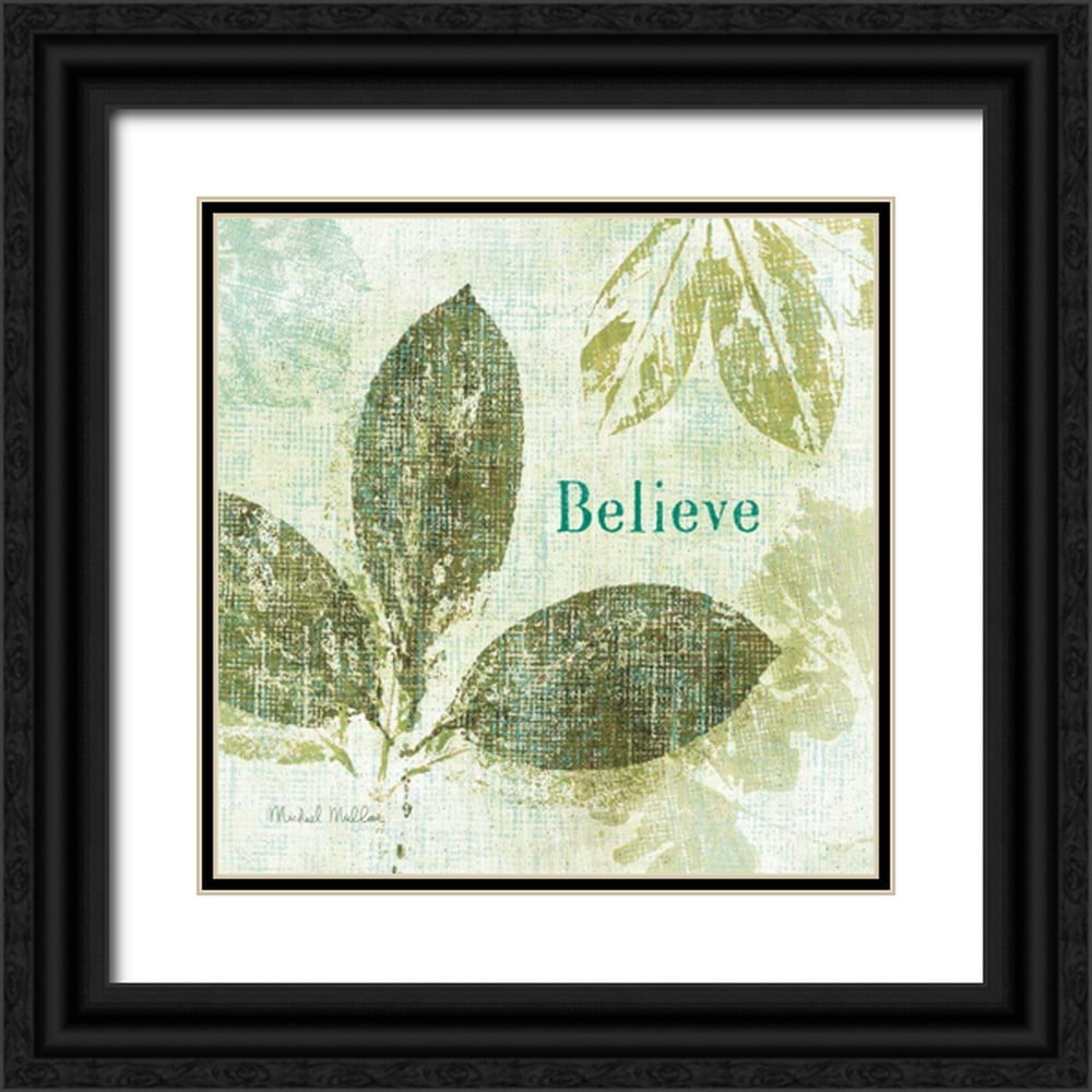 Mullan, Michael 20x20 Black Ornate Wood Framed with Double Matting ...