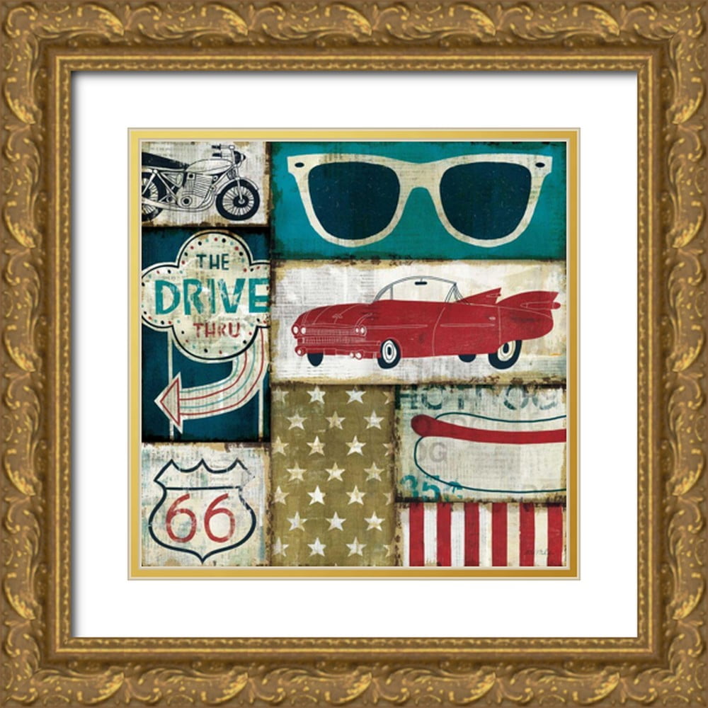 Mullan, Michael 20x20 Gold Ornate Wood Framed with Double Matting ...