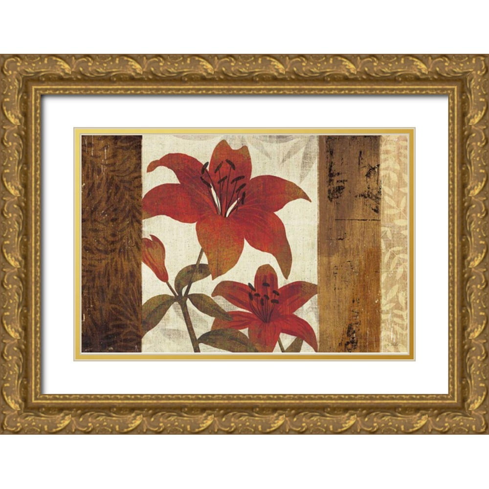 Mullan, Michael 24x17 Gold Ornate Wood Framed with Double Matting ...