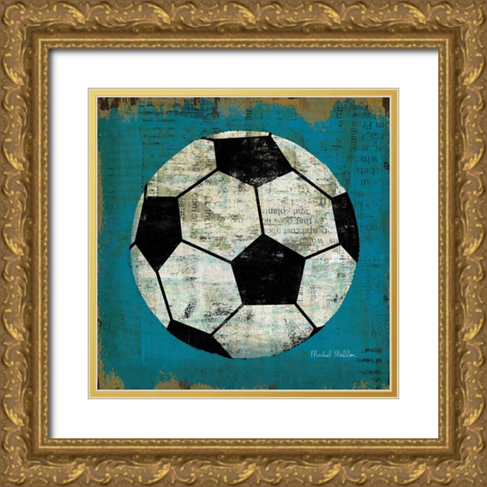 Mullan, Michael 26x26 Gold Ornate Wood Framed with Double Matting ...