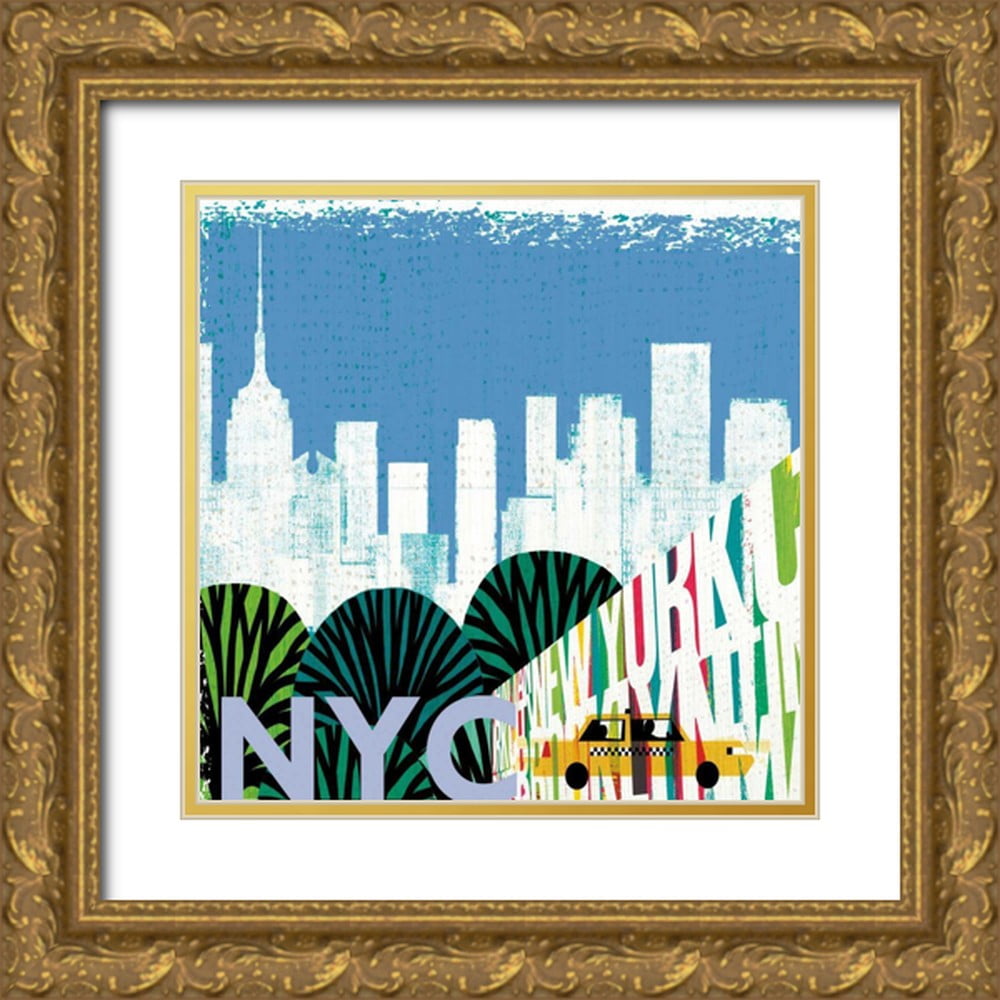 Mullan, Michael 26x26 Gold Ornate Wood Framed with Double Matting ...