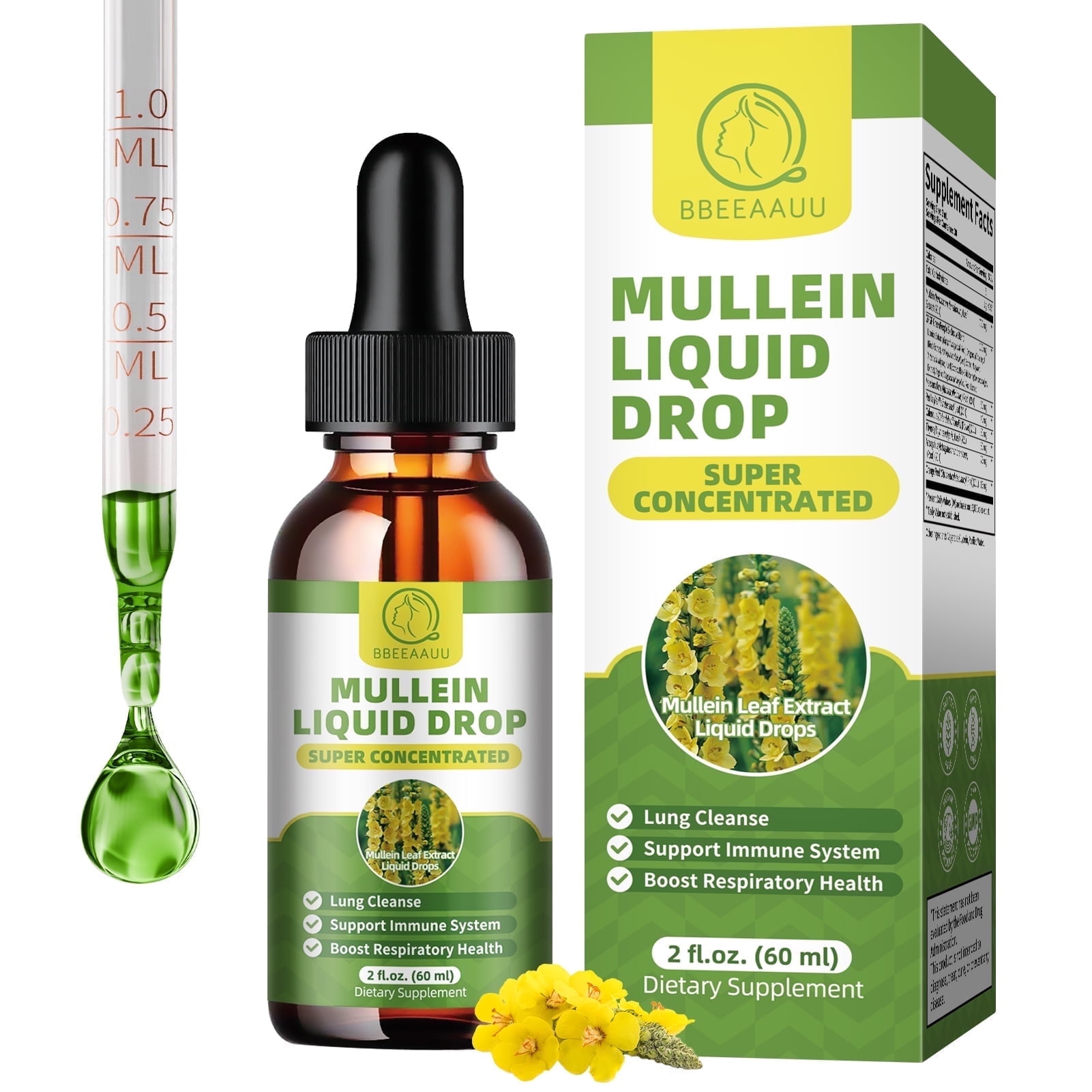 Walmart Black Friday Deals 2025 Mullein Liquid Drop Herbal Supplement ...