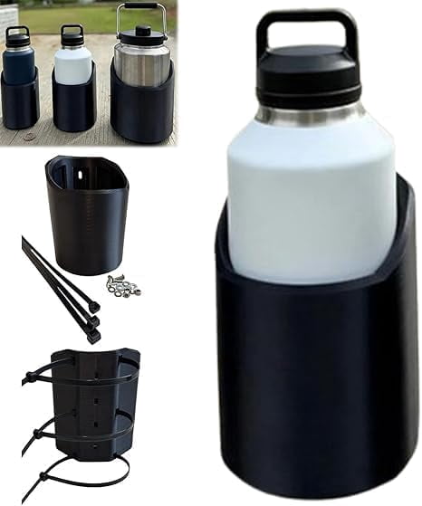 Mullet Mods Bottle Mount, Magnetic Bottle Mounts, 3D Printed Gallon Jug ...