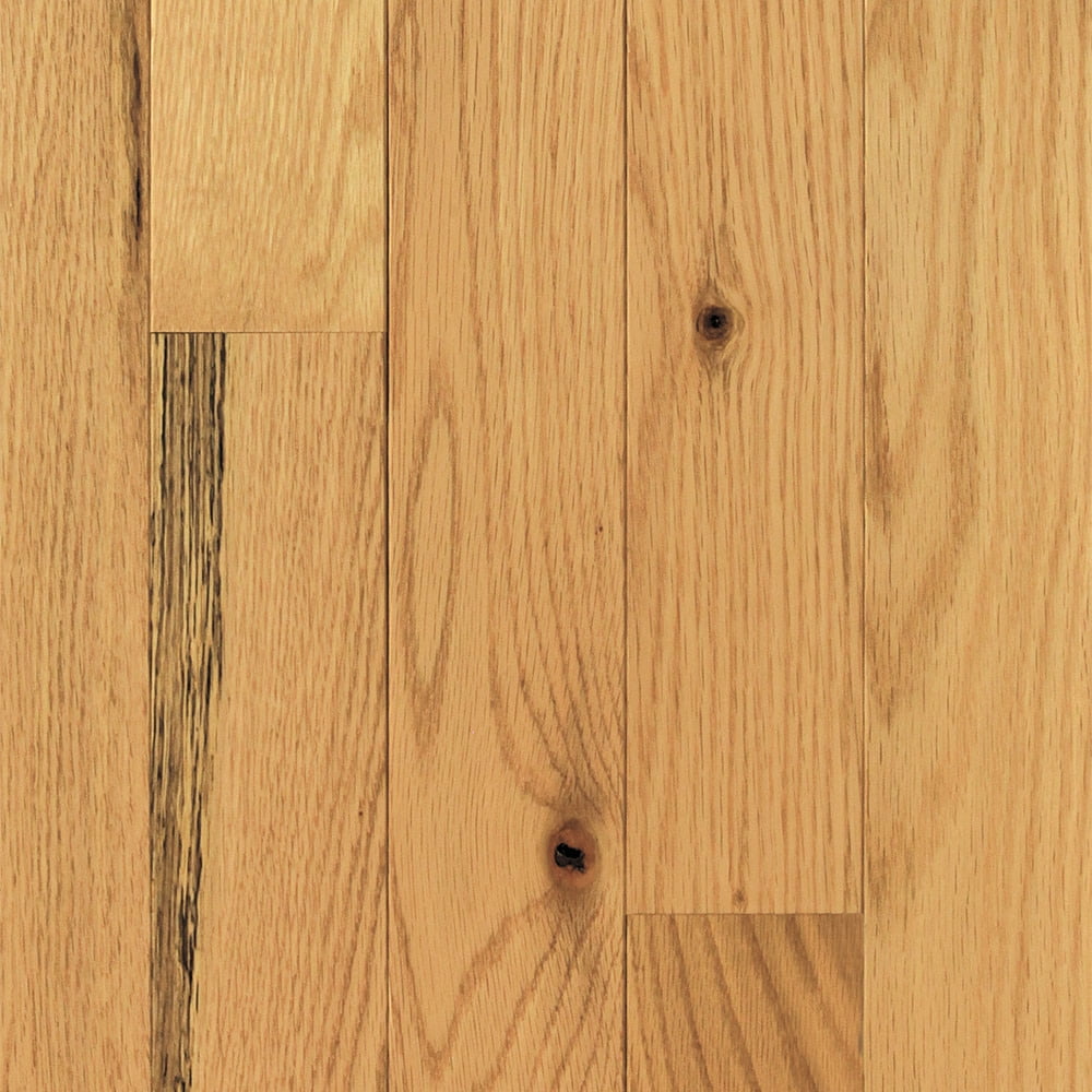 Mullican 25282 Oak Pointe 2.0 2-1/4" Wide Smooth Solid Red Oak Hardwood ...