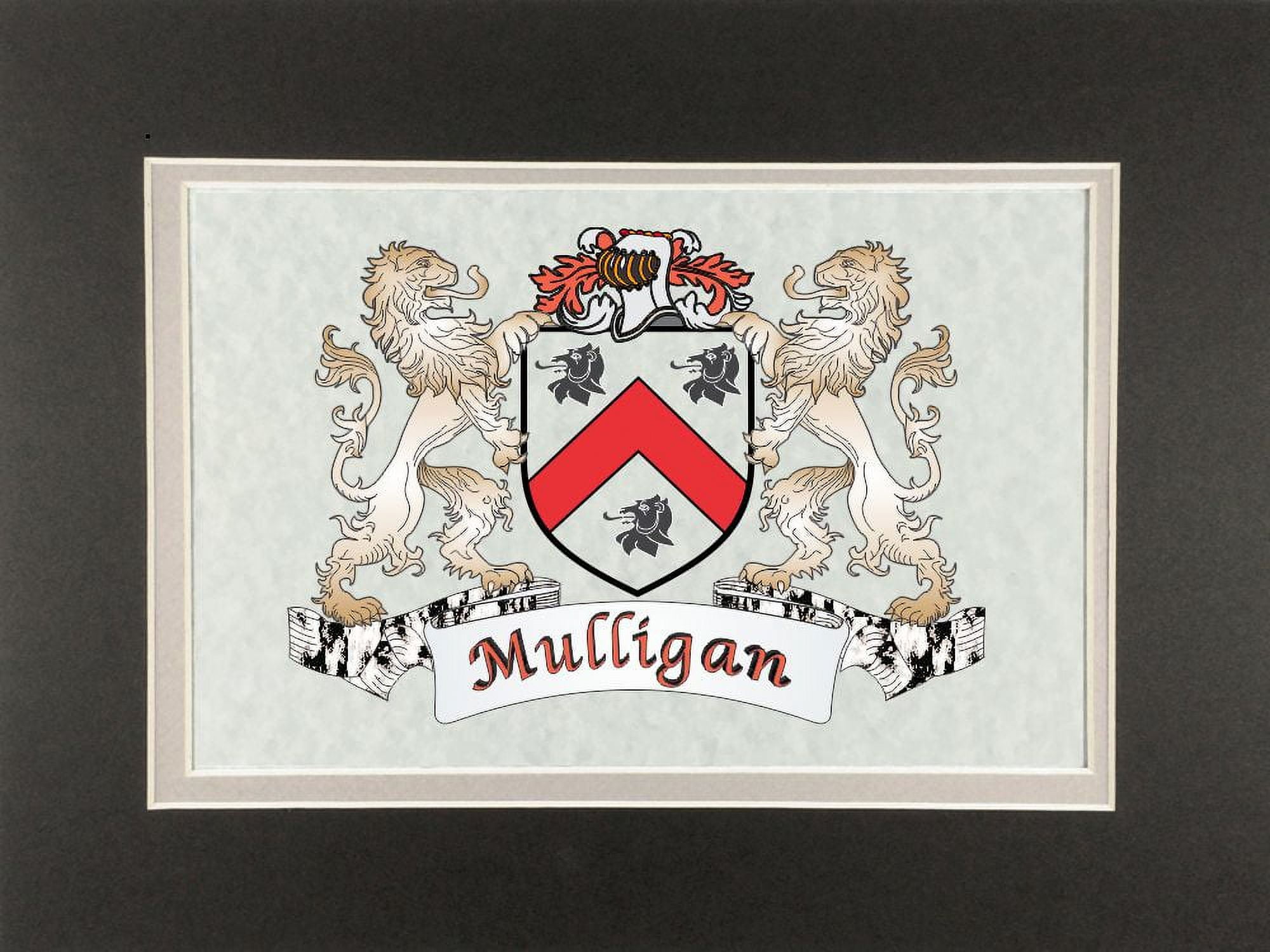 Mulligan Irish Coat of Arms Print - Frameable 9" x 12" - Walmart.com