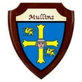 Mullins Irish Coat of Arms Shield Plaque - Rosewood Finish - Walmart.com