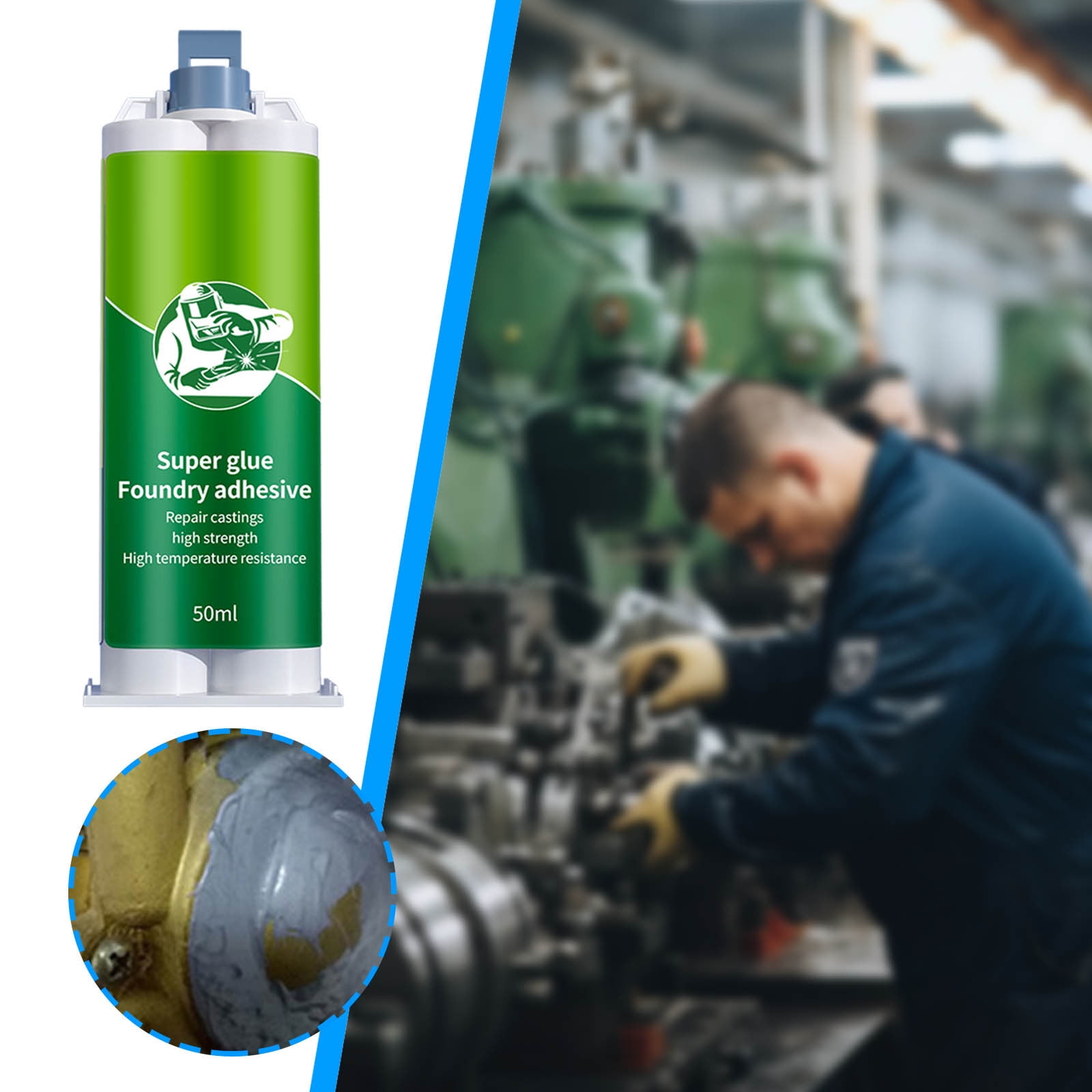 Mult-functional A B Glue - Metal Repair Glue, Casting Repair Glue, High ...