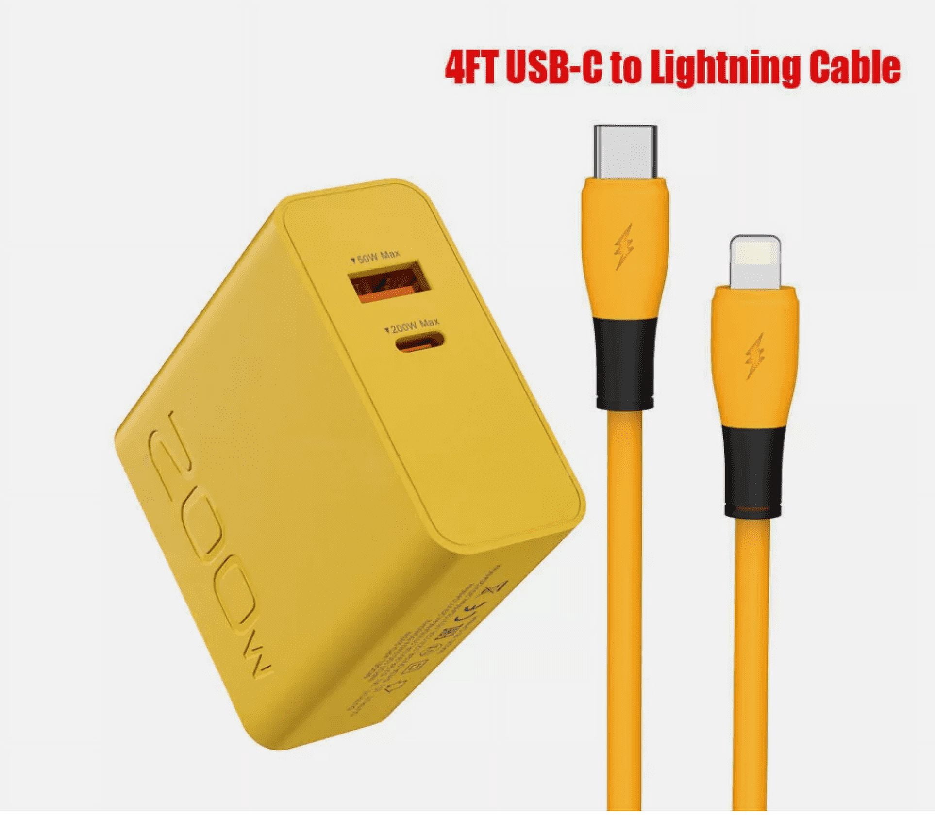 Multi 4-Port Fast Charging Plug With Superior Safety, 200W Output Power ...