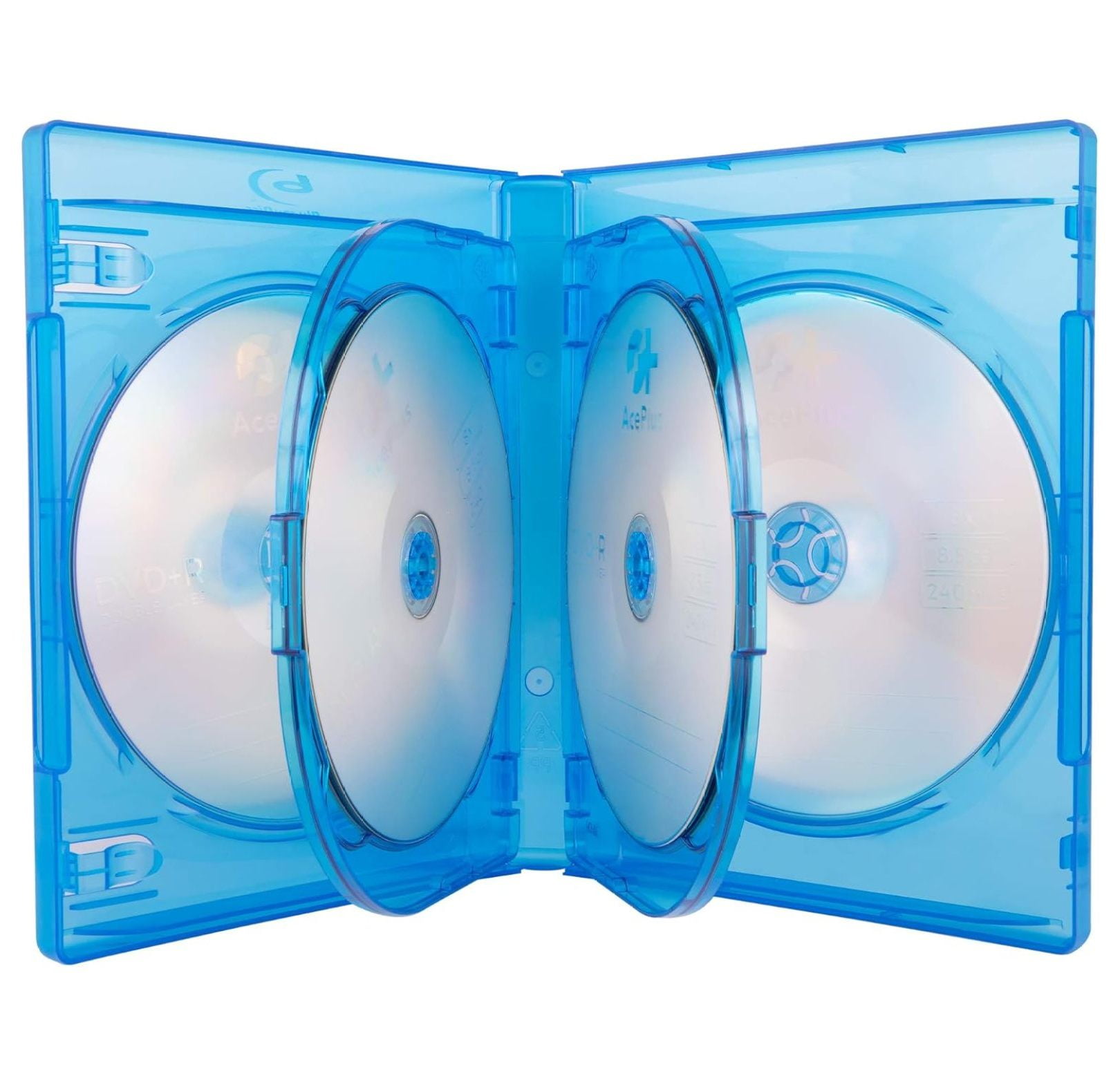 Multi 6-Disc Blu-Ray Cases in 22mm Extra Chubby Thickness with Inner ...