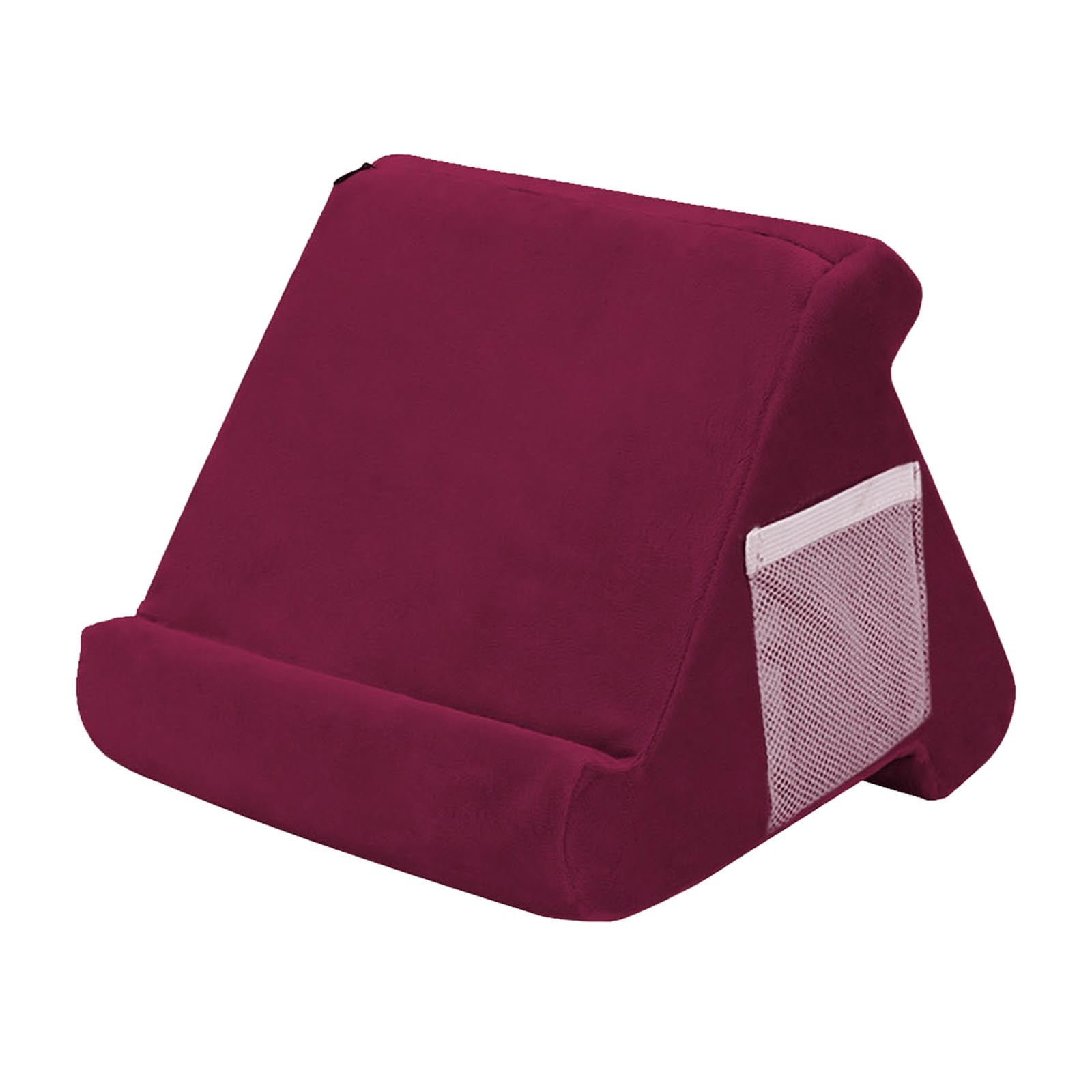 Multi-Angle Cushioned Tablet Stand Pillow - Soft Space Gray Tablet ...