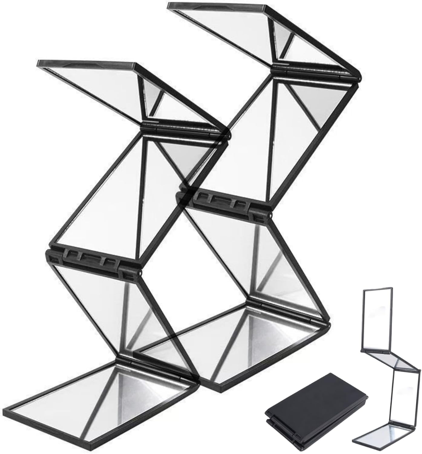 Multi Angle Folding Mirror for Self Haircutting, 4 Way Mirror Self Cut ...