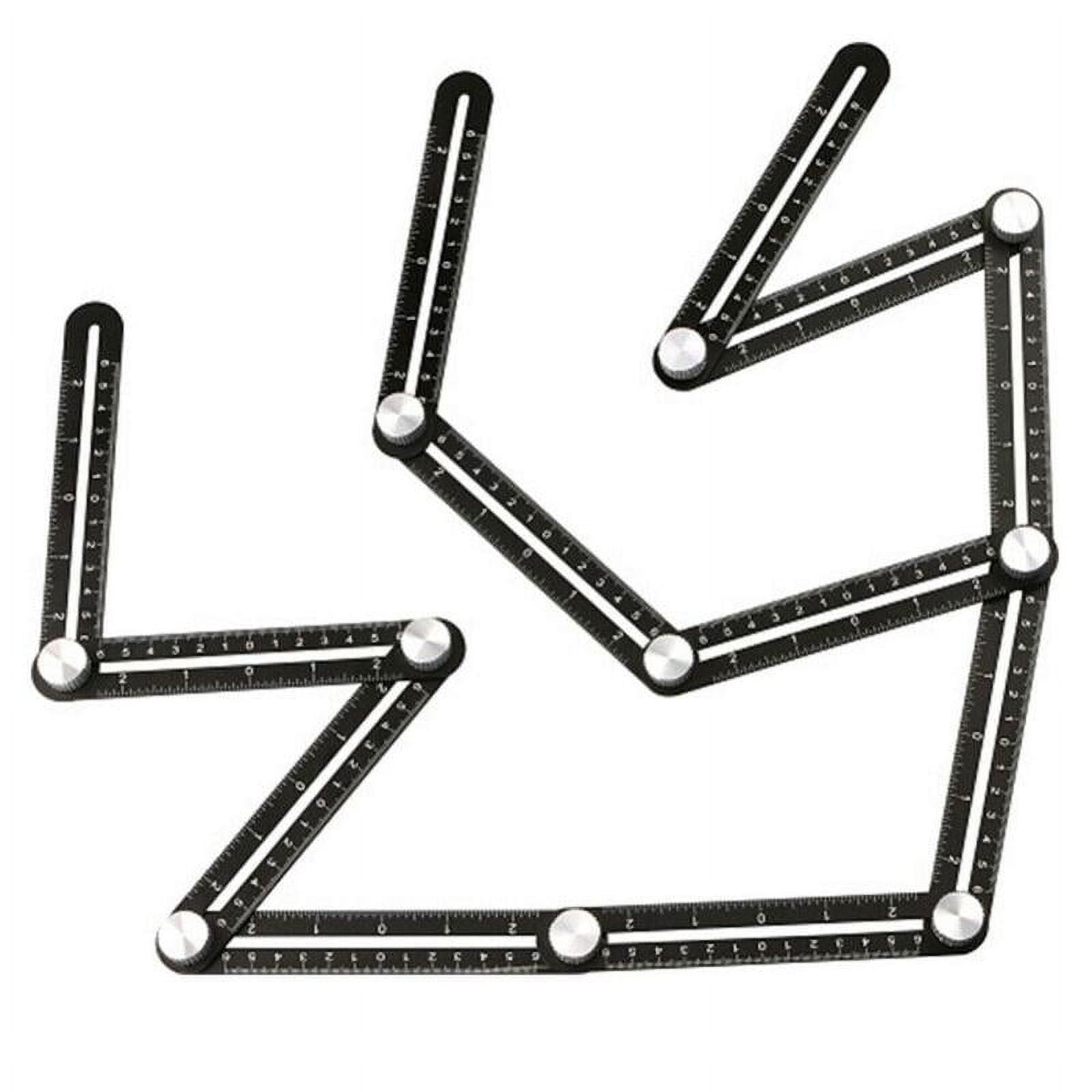 Multi Angle Measuring Ruler 12-sides Alloy Angle Finder Template 12 ...