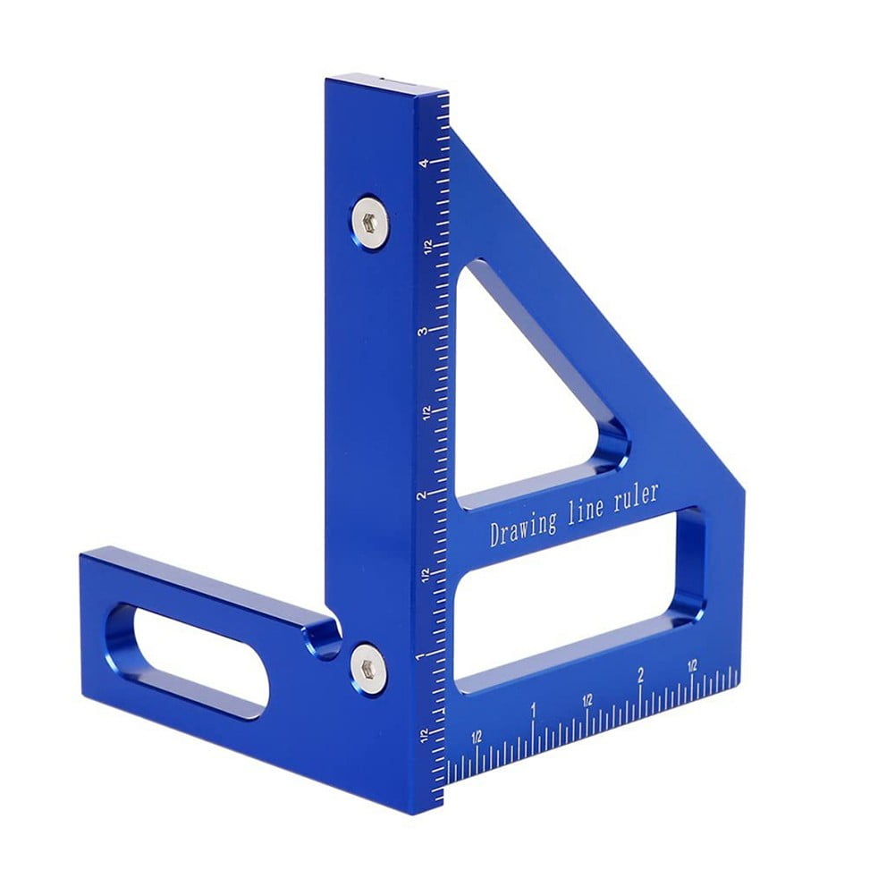 Multi Angle Measuring Ruler Triangle Ruler 45/90 Degree for Engineer ...